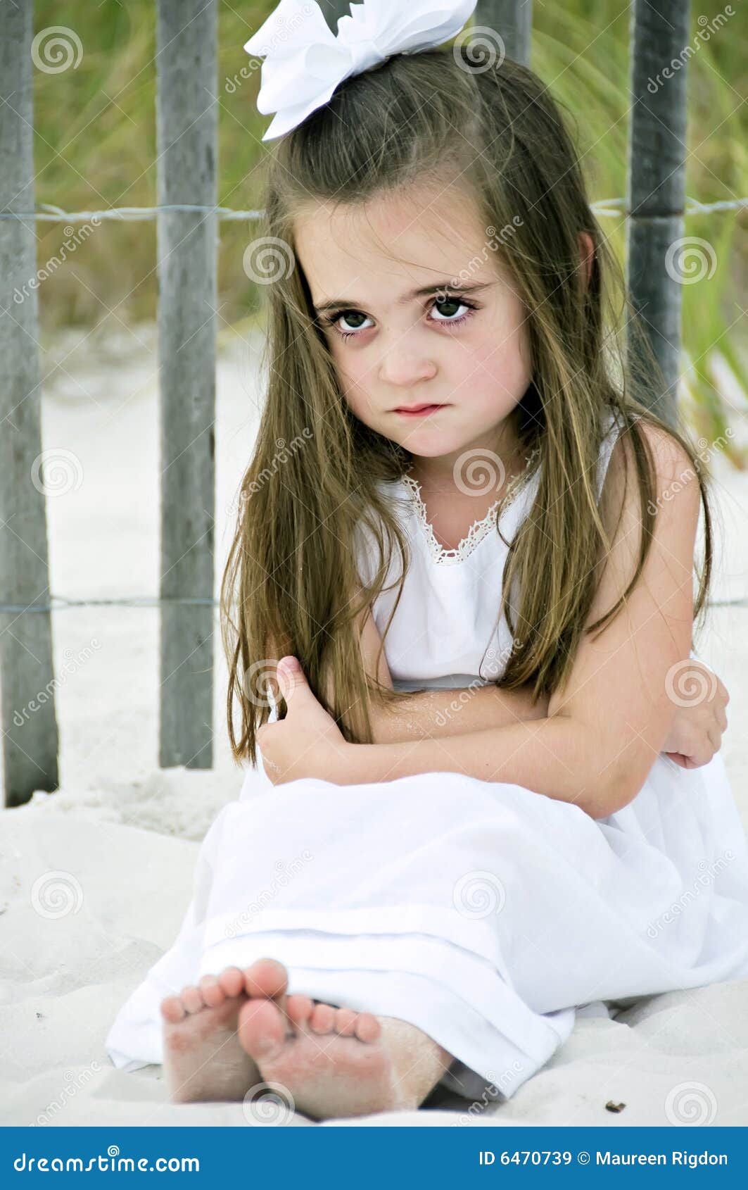 Not Smiling stock image. Image of girl, dress, white, emotions - 6470739