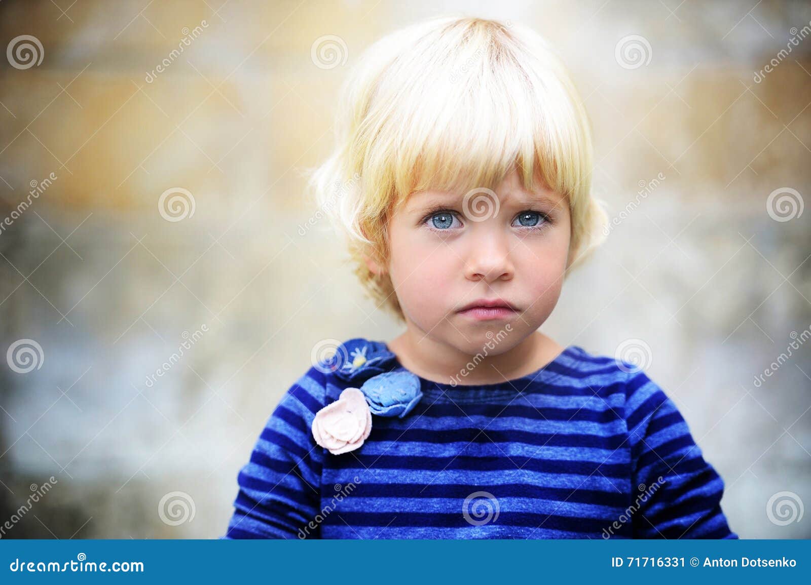 Not smiling girl stock image. Image of fondness, little - 71716331
