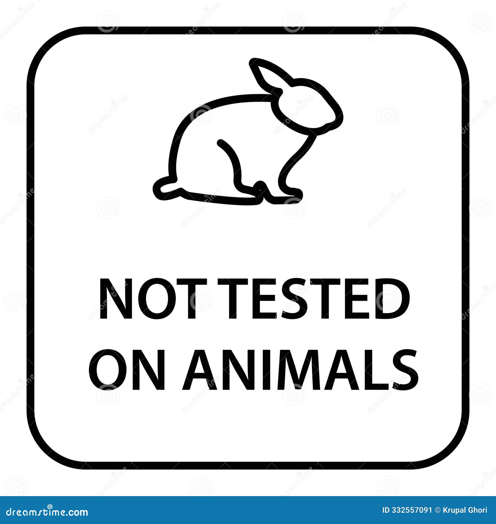 Not Tested on Animals Icon Logo Symbol Outline Set Stock Illustration ... Not Tested on Animals Icon Logo Symbol Outline Set Stock Illustration ...
