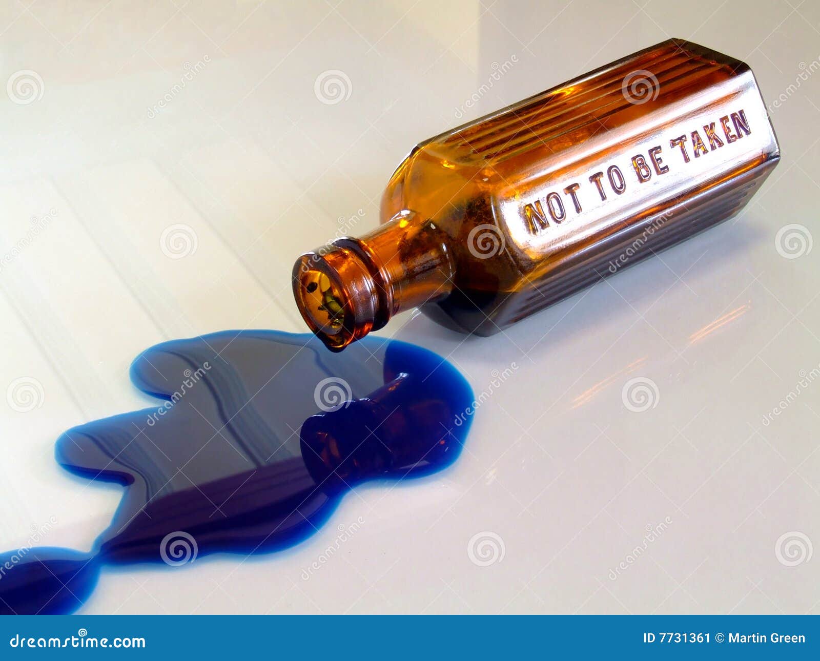 Not to be Taken stock image. Image of spilled, antique - 7731361