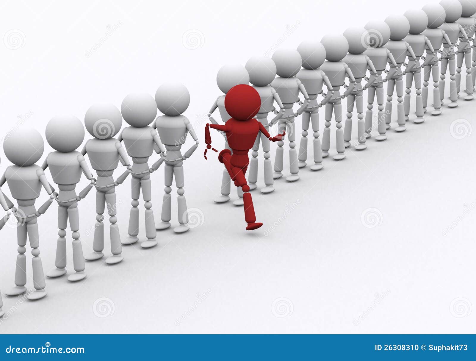 Not to follow. stock illustration. Illustration of runner - 26308310