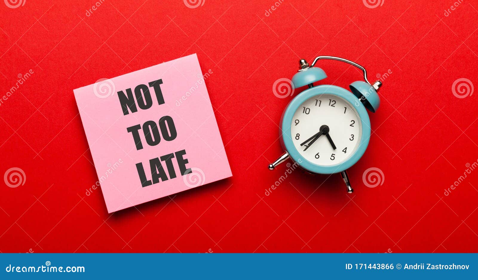 Not Too Late Concept. Beginning of New Career Stock Photo - Image of ...