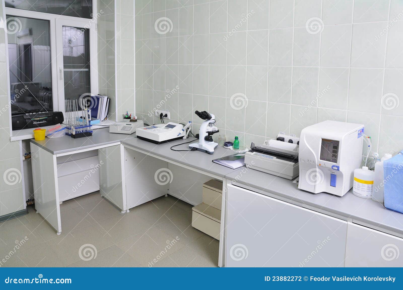 Not turn-down laboratory. stock photo. Image of device - 23882272