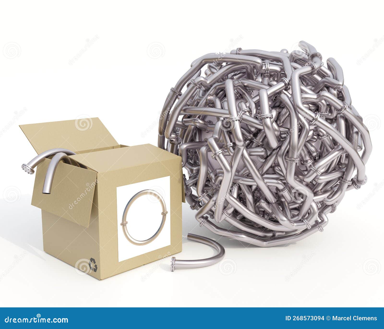 Not What it Said on the Box. Stock Illustration - Illustration of ...