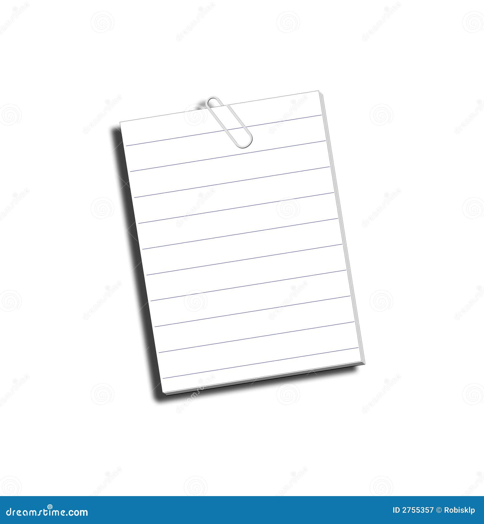 Nota stock illustratie. Illustration of bericht, post - 2755357