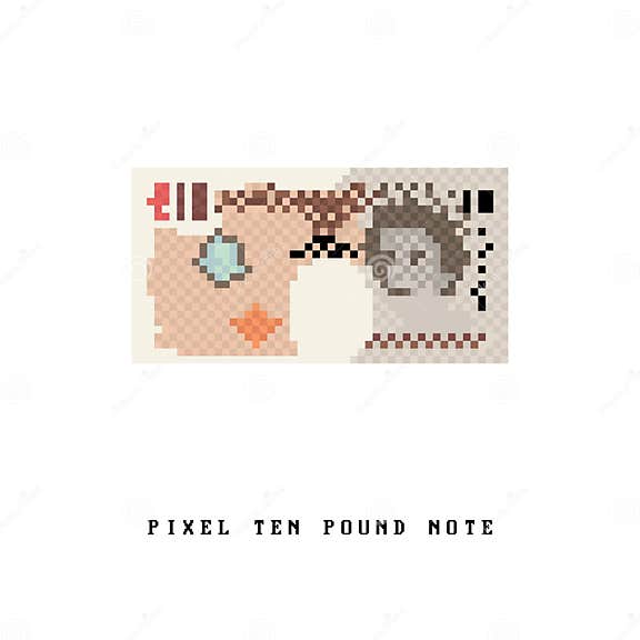 Nota de diez libras stock de ilustración. Ilustración de charles - 39703985