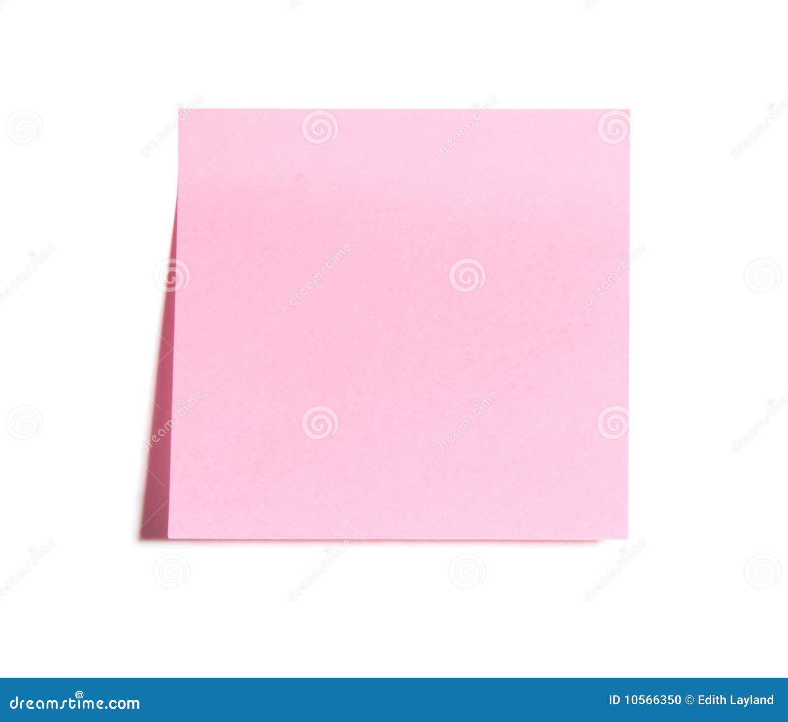 Nota De Post-it Cor-de-rosa Em Branco Foto de Stock - Imagem de fundo ...