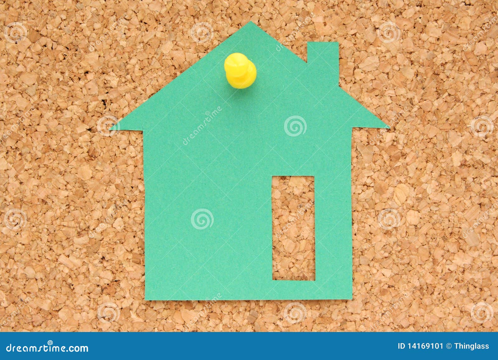 Nota de post-it da casa imagem de stock. Imagem de placa - 14169101