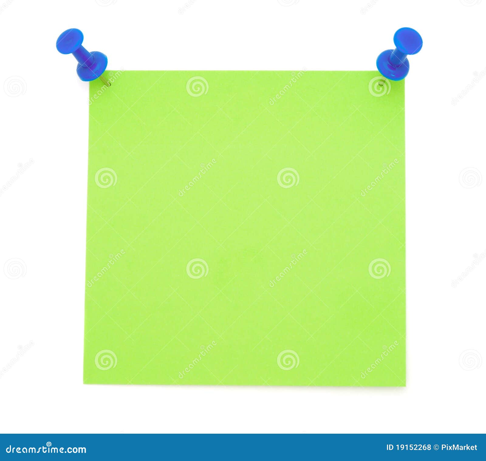 Nota de post-it verde foto de stock. Imagem de verde - 19152268