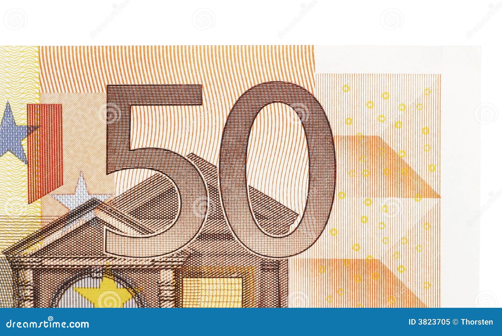 Nota del euro 50 imagen de archivo. Imagen de primer, dinero - 3823705