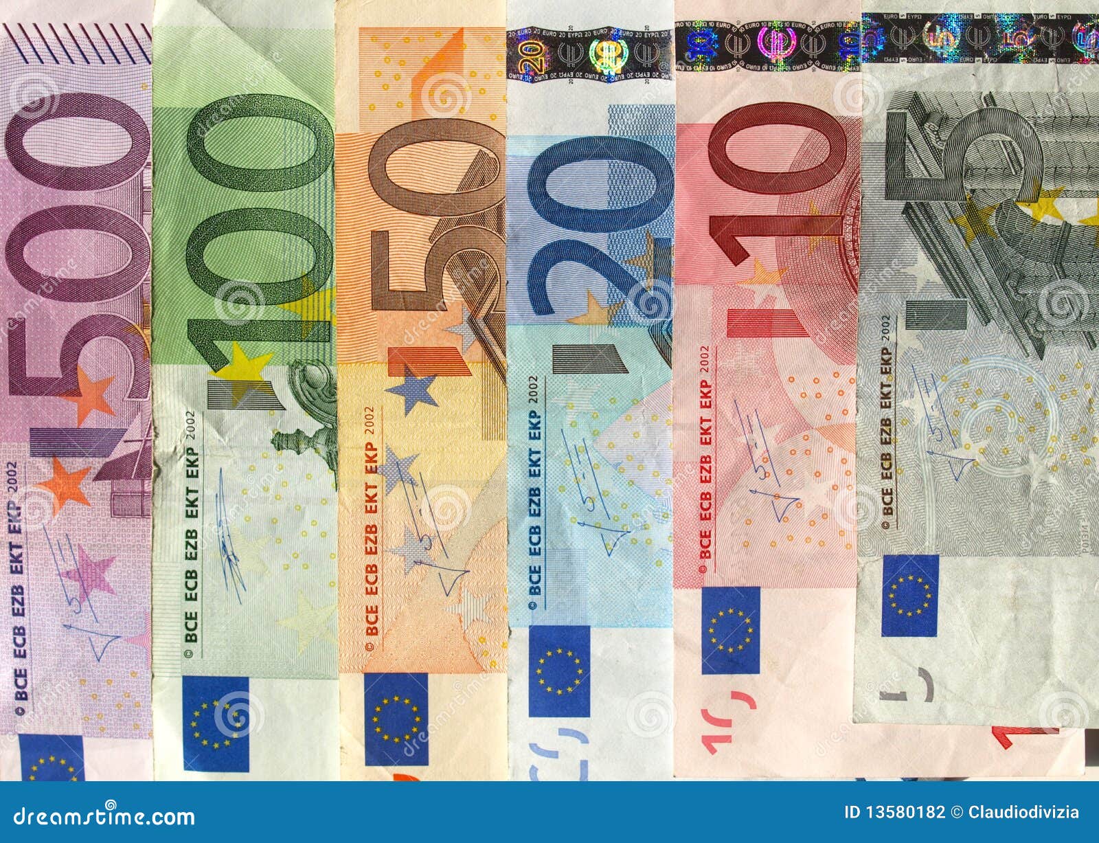 Nota euro foto de archivo. Imagen de negocios, euro, billete - 13580182