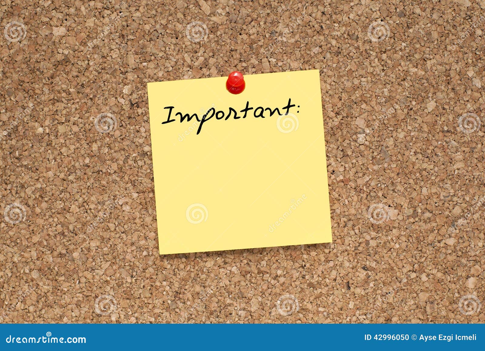 Nota Importante Para Fazer a Lista Foto de Stock - Imagem de data ...