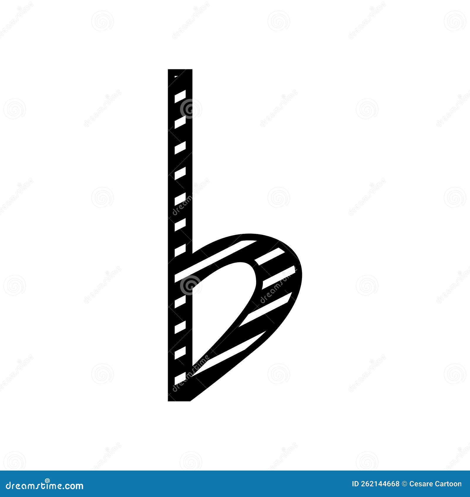 Nota musical tachada ilustración del vector. Ilustración de eliminado ...