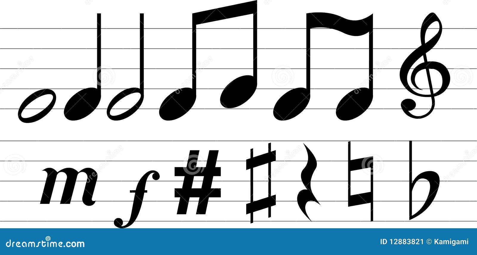 Nota's stock illustratie. Illustration of half, nota - 12883821