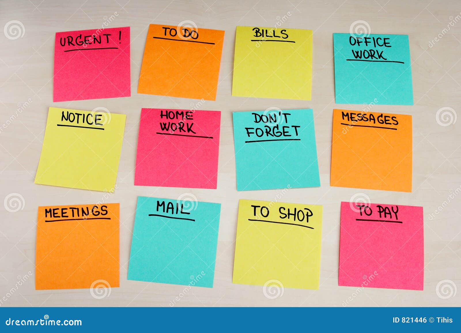 Nota's stock foto. Image of administratie, levering, woord - 821446