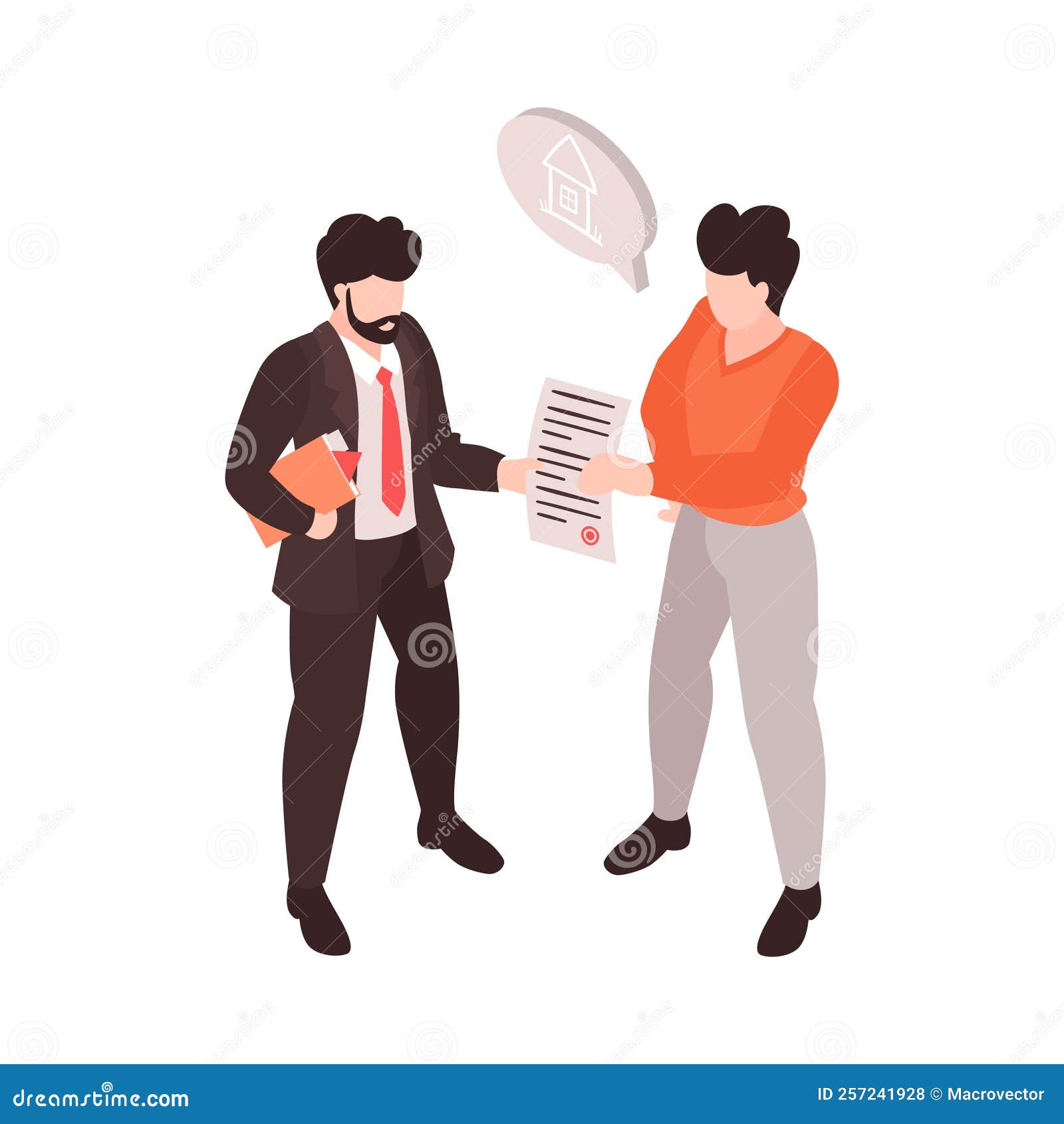 Isometric Notary Stamp Cartoon Vector | CartoonDealer.com #254384633