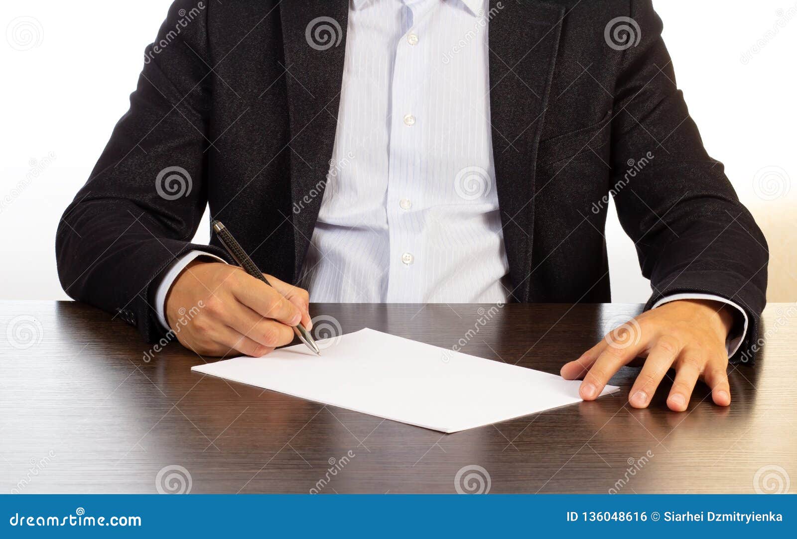 Notary in office stock photo. Image of person, contract - 136048616