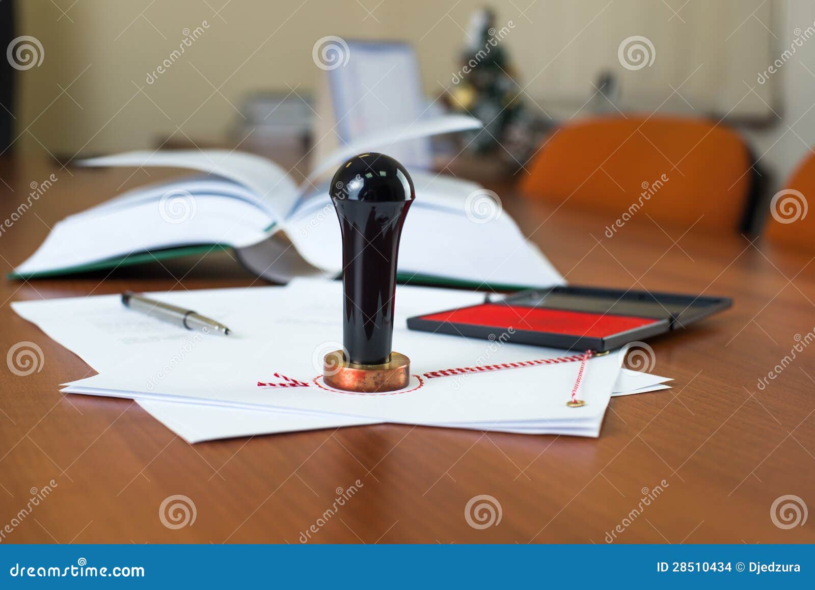 Notary public ink stamp stock photo. Image of notary - 28510434
