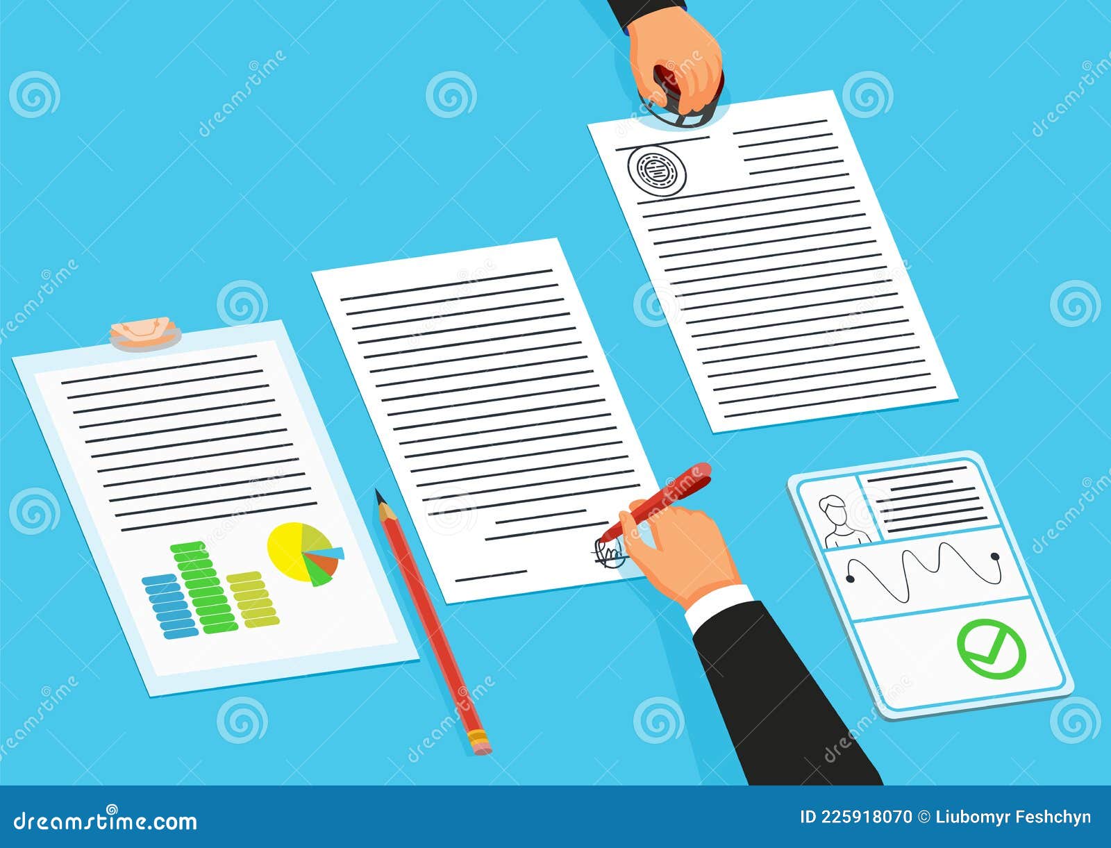 Notary Service Advertisement. Execution of Documents Seal and Signature ...