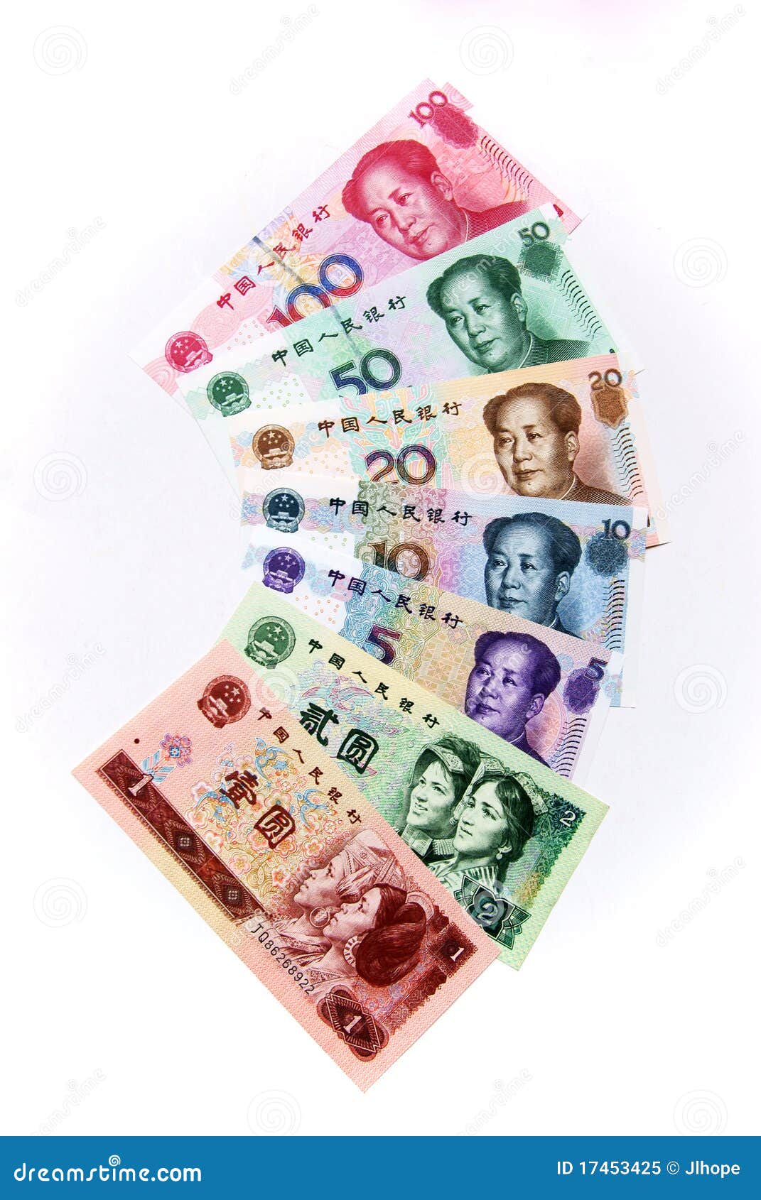 Notas chinas del rmb imagen de archivo. Imagen de cara - 17453425