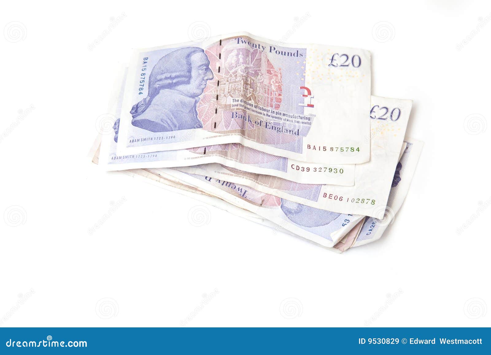 Notas de 20 libras imagem de stock editorial. Imagem de capital - 9530829