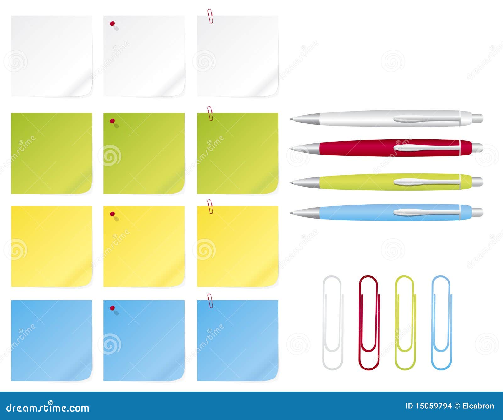 Notas del vector ilustración del vector. Ilustración de cuaderno - 15059794