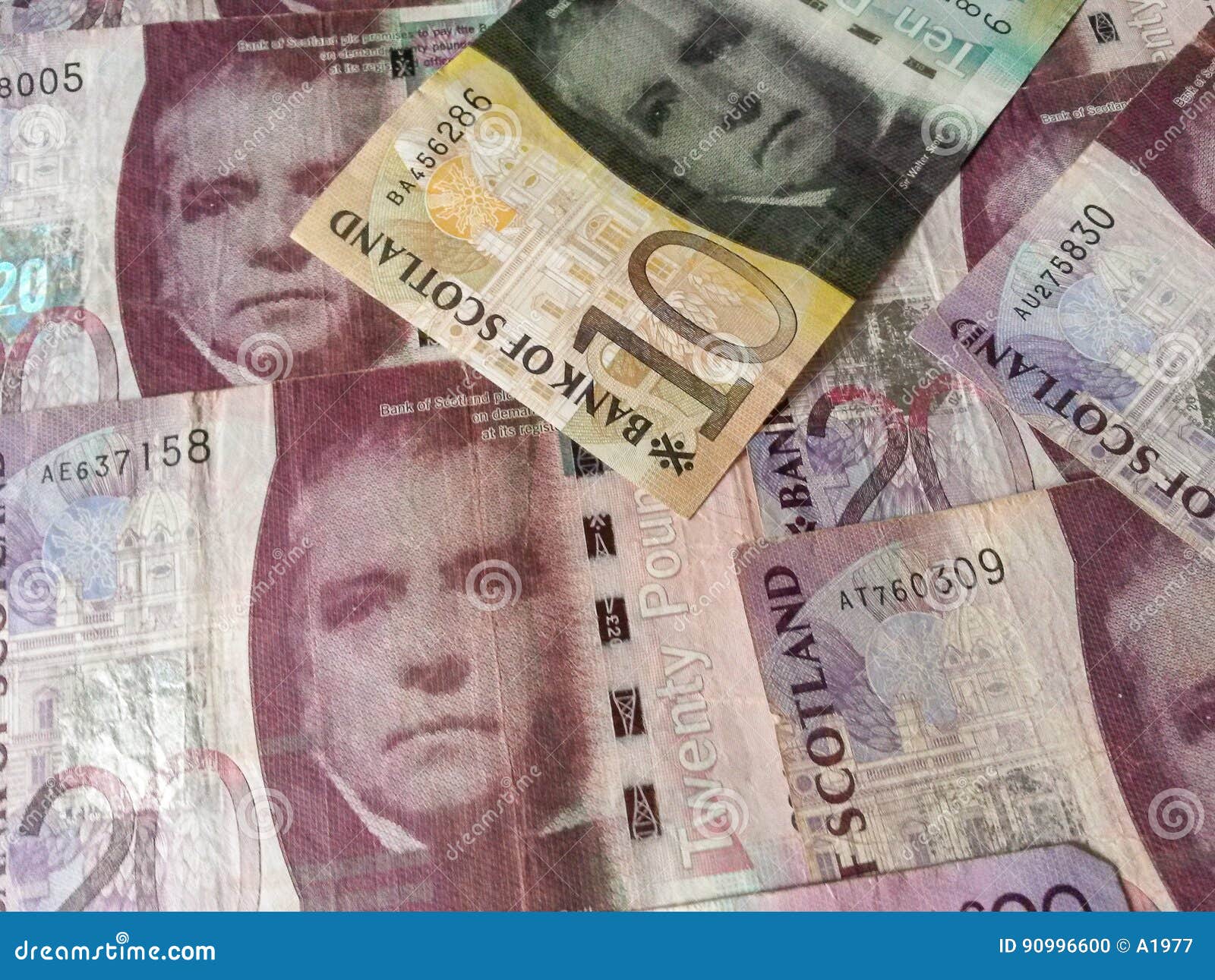 Notas Escocesas De La Libra Imagen editorial - Imagen de libra, notas ...