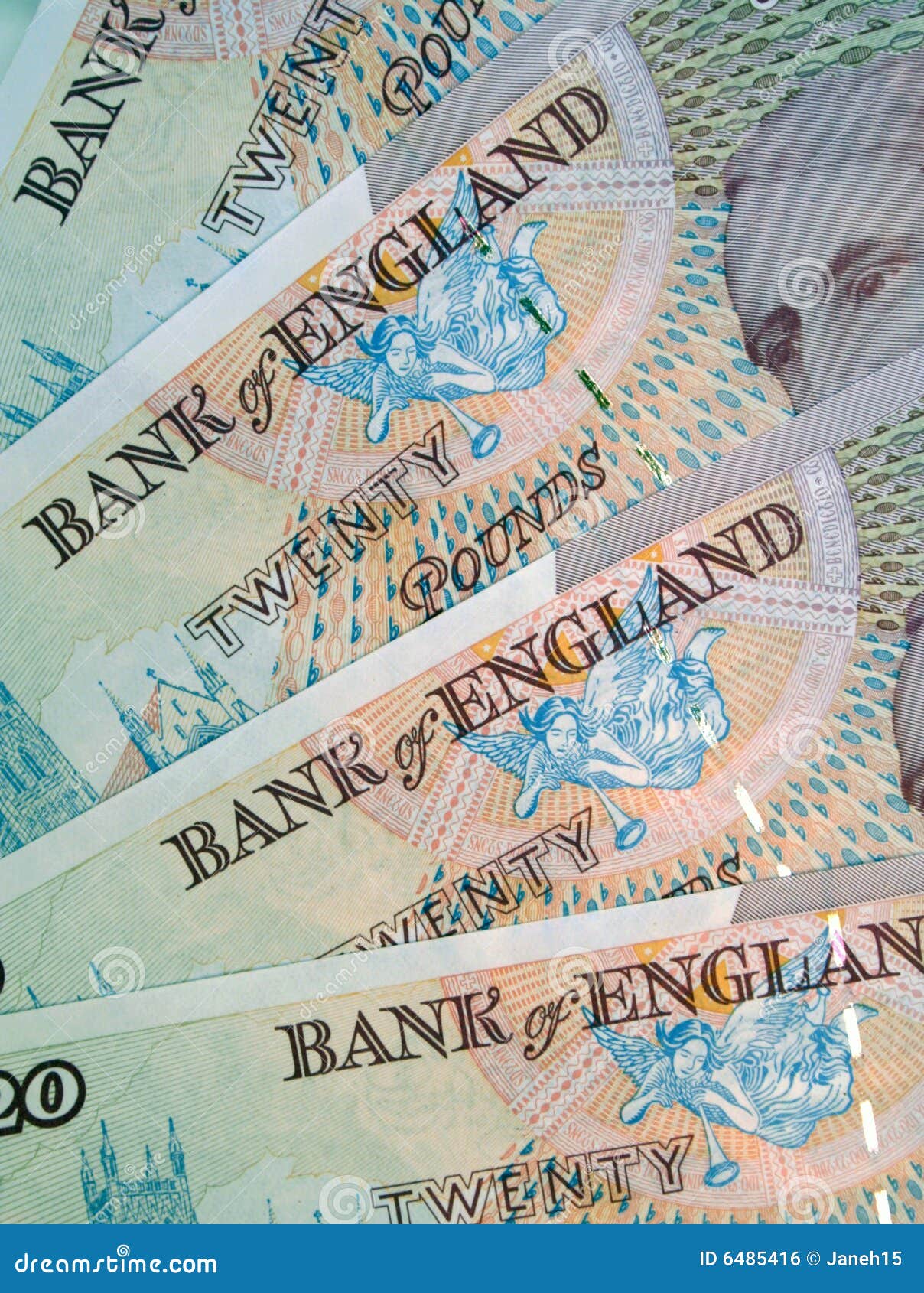 Notas Inglesas De La Libra Imagen. Imagen: 6485416