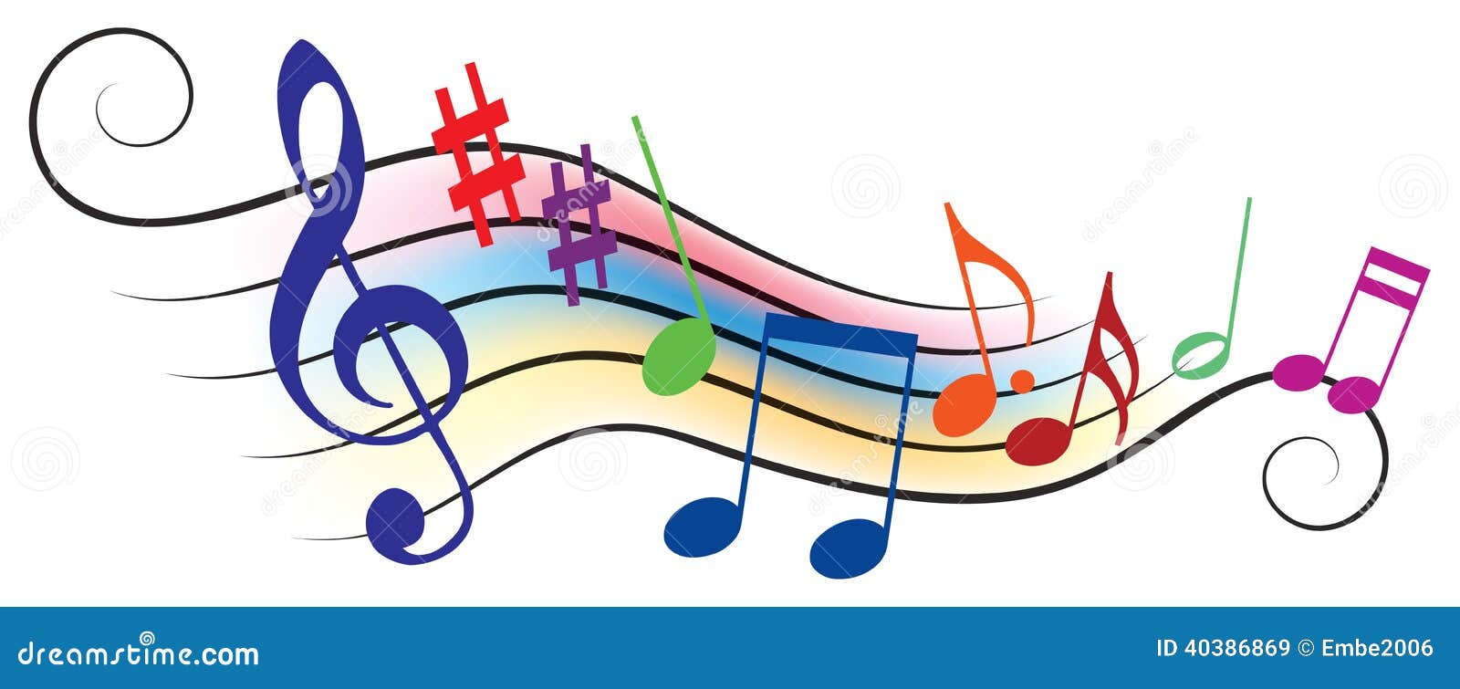 Notas Musicais Ilustrações, Vetores E Clipart De Stock – (38,387 Stock ...
