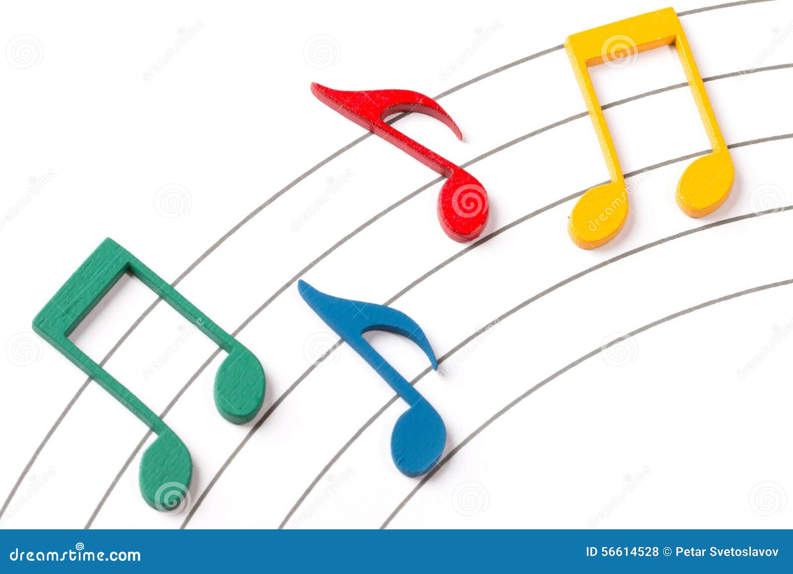 Notas musicales del color foto de archivo. Imagen de tono - 56614528 Notas musicales del color foto de archivo. Imagen de tono - 56614528