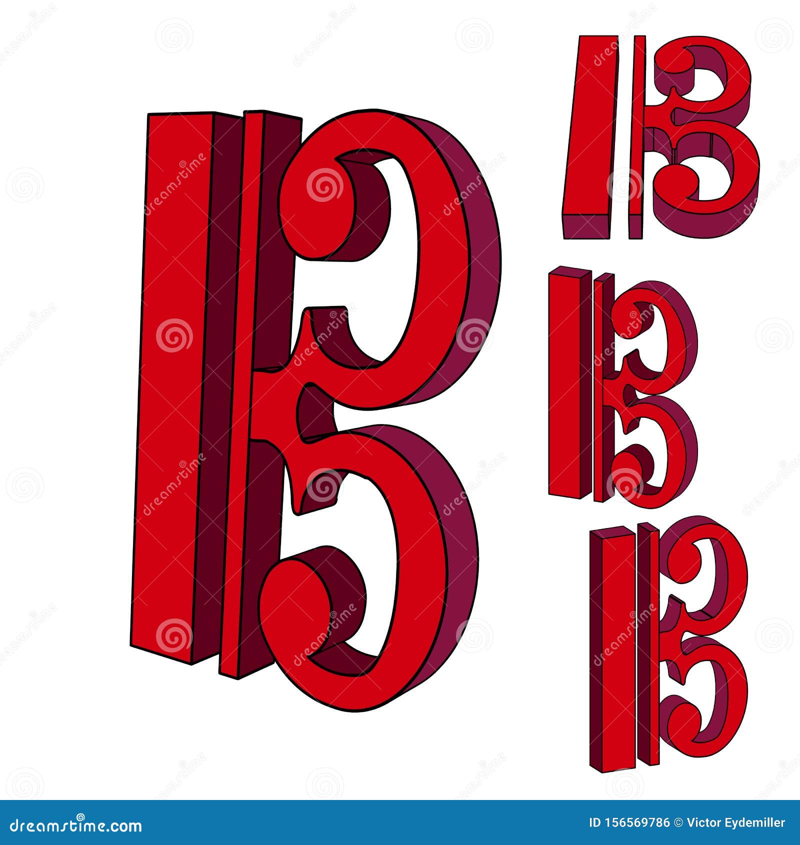 Notas Musicales, Signos Musicales En Vector Stock de ilustración ...