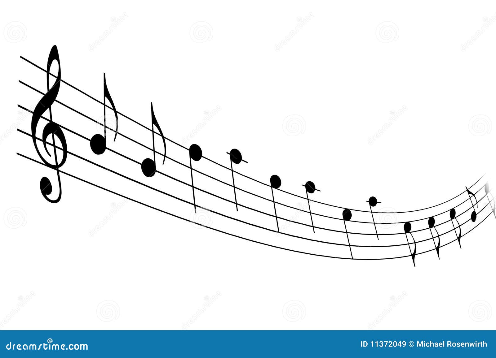 Notazione musicale illustrazione di stock. Illustrazione di notazione ...