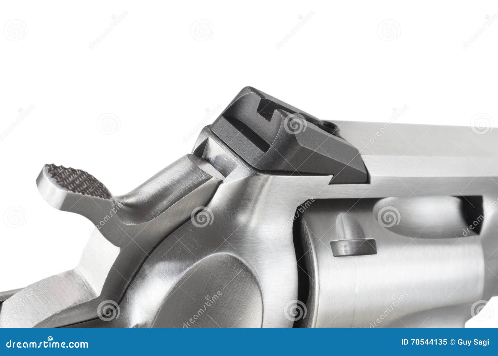 Notch sight stock image. Image of weapon, white, rear - 70544135