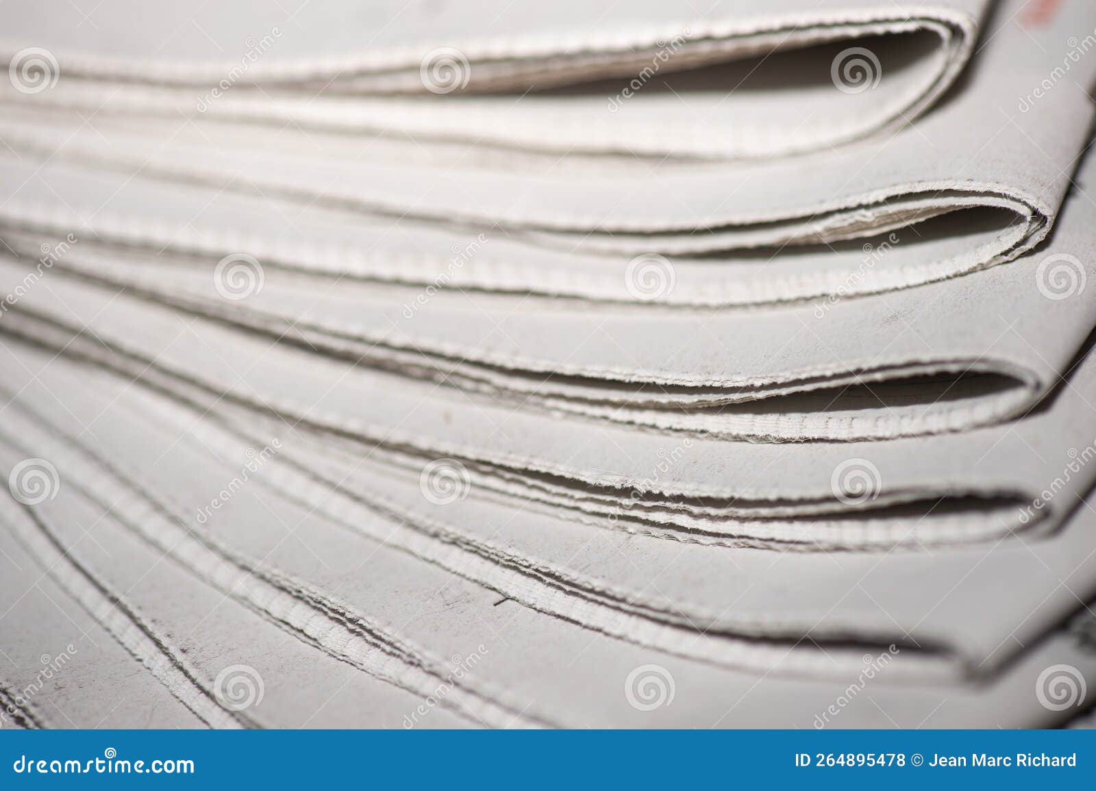 A Pile of Newspapers, White Borders without Writing Stock Photo - Image ...