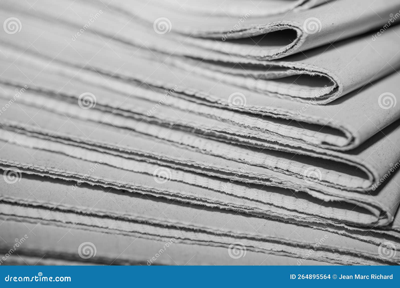 A Pile of Newspapers, White Borders without Writing Stock Photo - Image ...