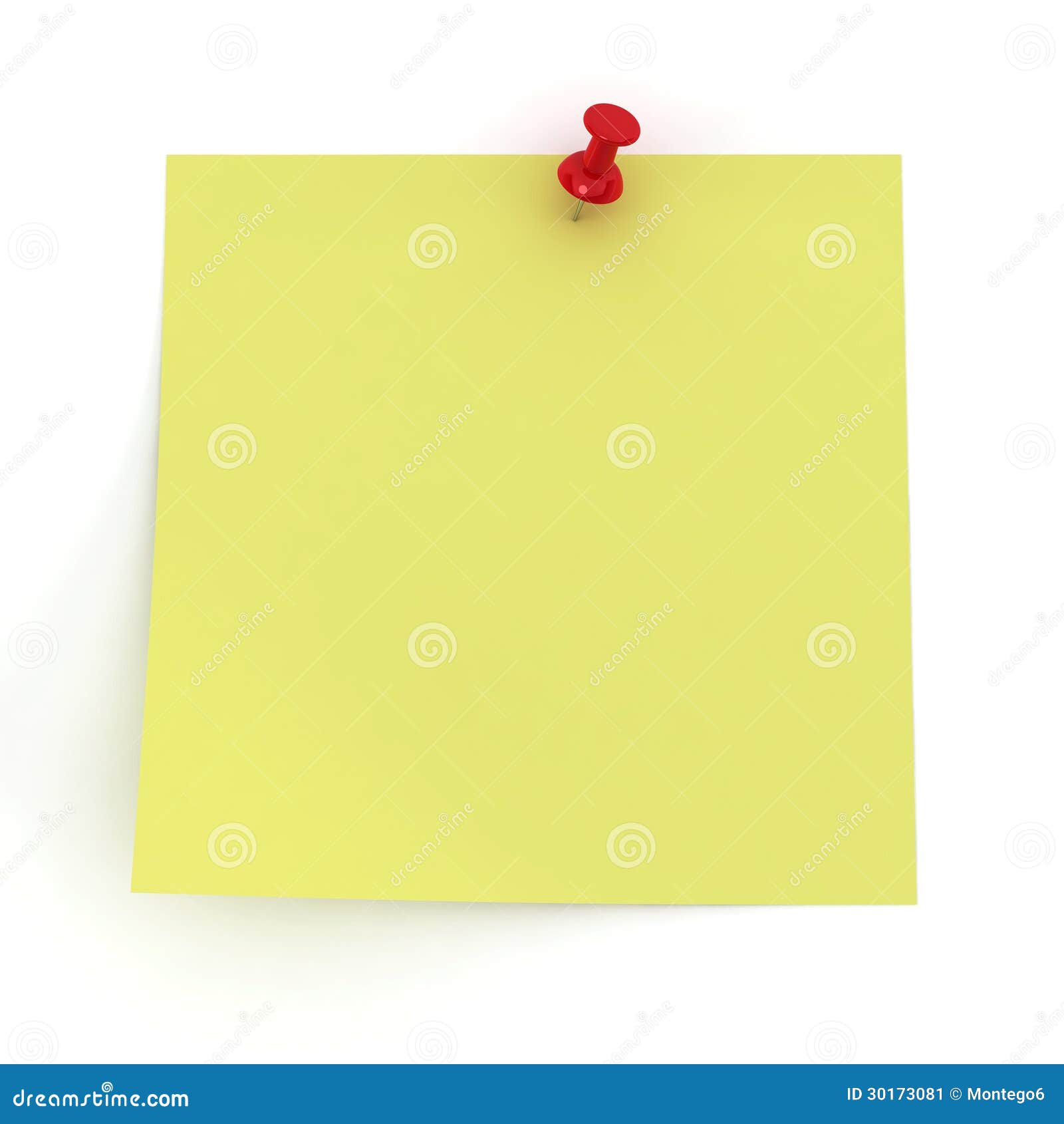 Note avec la punaise illustration stock. Illustration du objet - 30173081