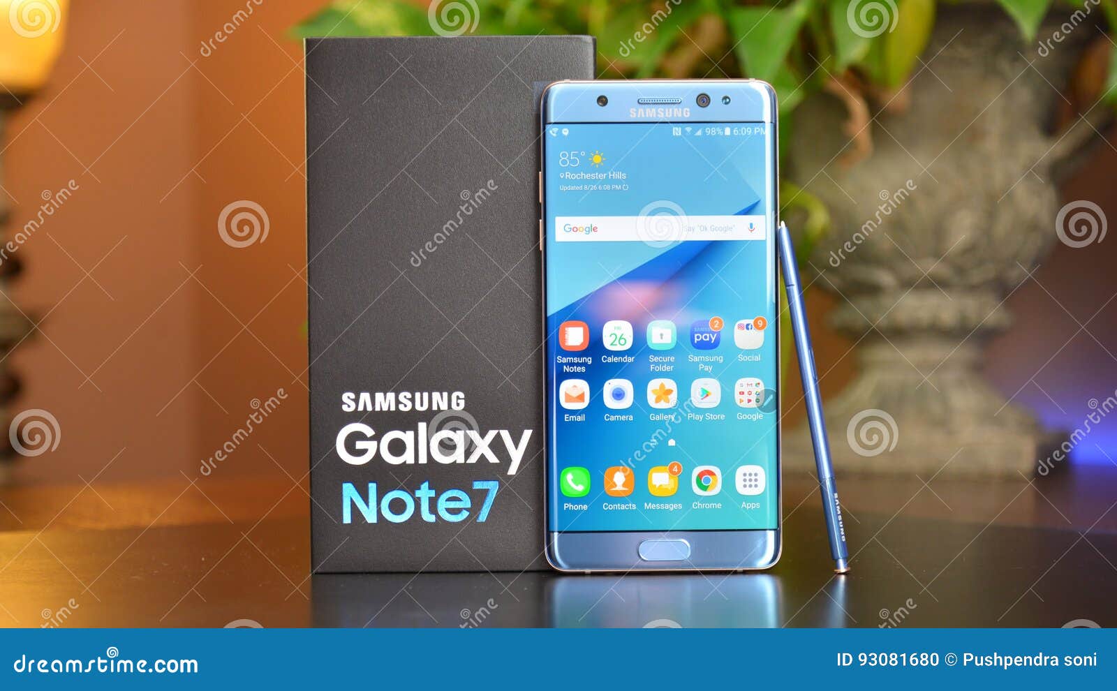 Note 7 editorial image. Image of note7, samsung, galaxy - 93081680
