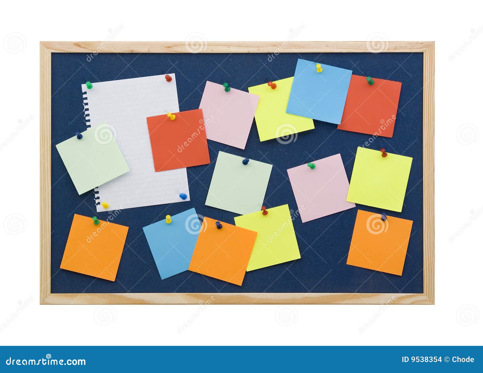 Note board stock photo. Image of business, isolated, frame - 9538354