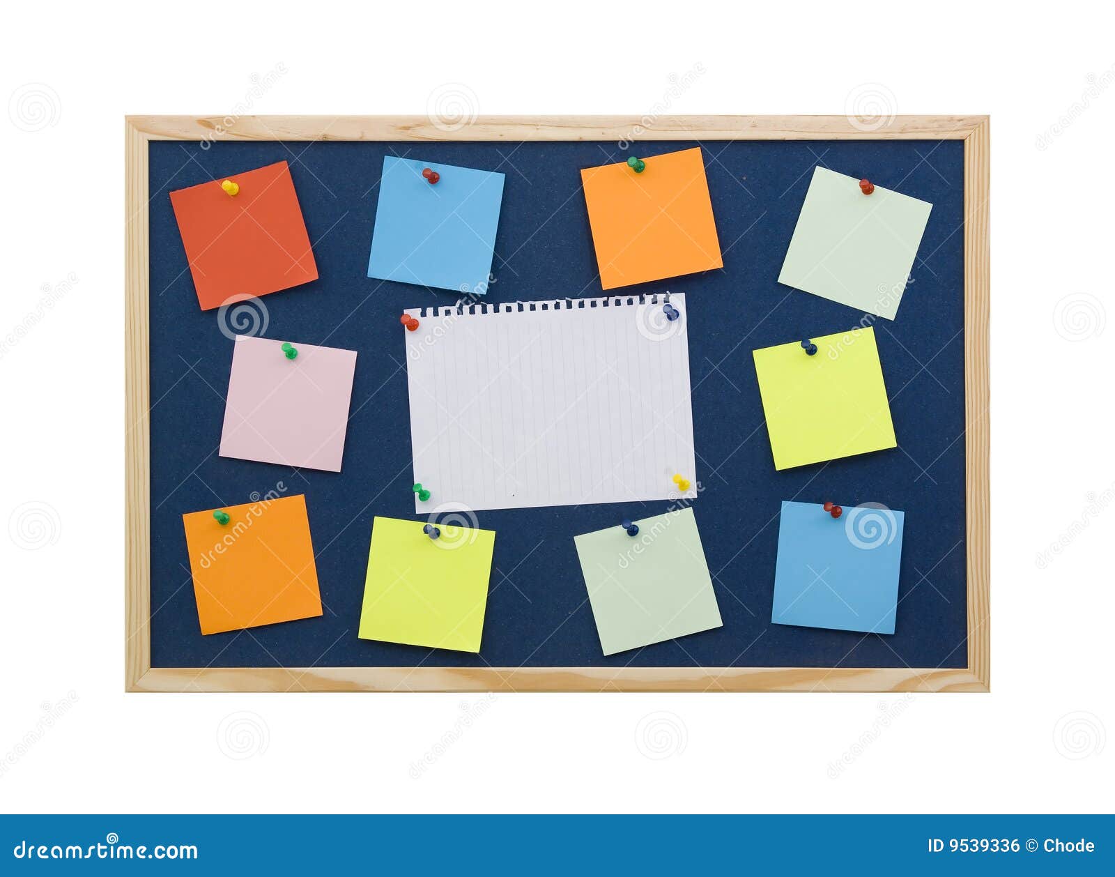 Note board stock photo. Image of blue, paper, background - 9539336