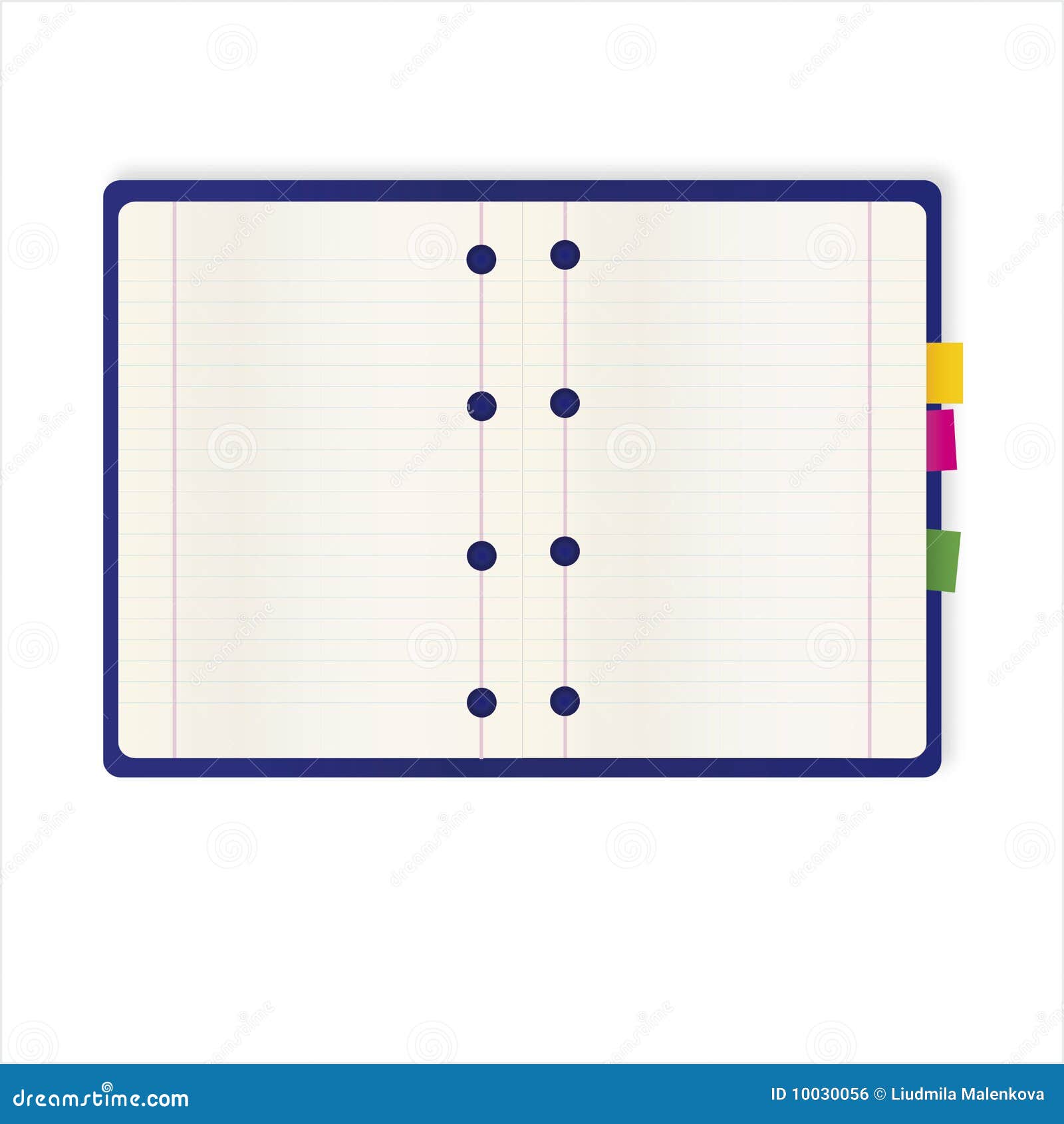 Note book stock illustration. Illustration of open, copy - 10030056