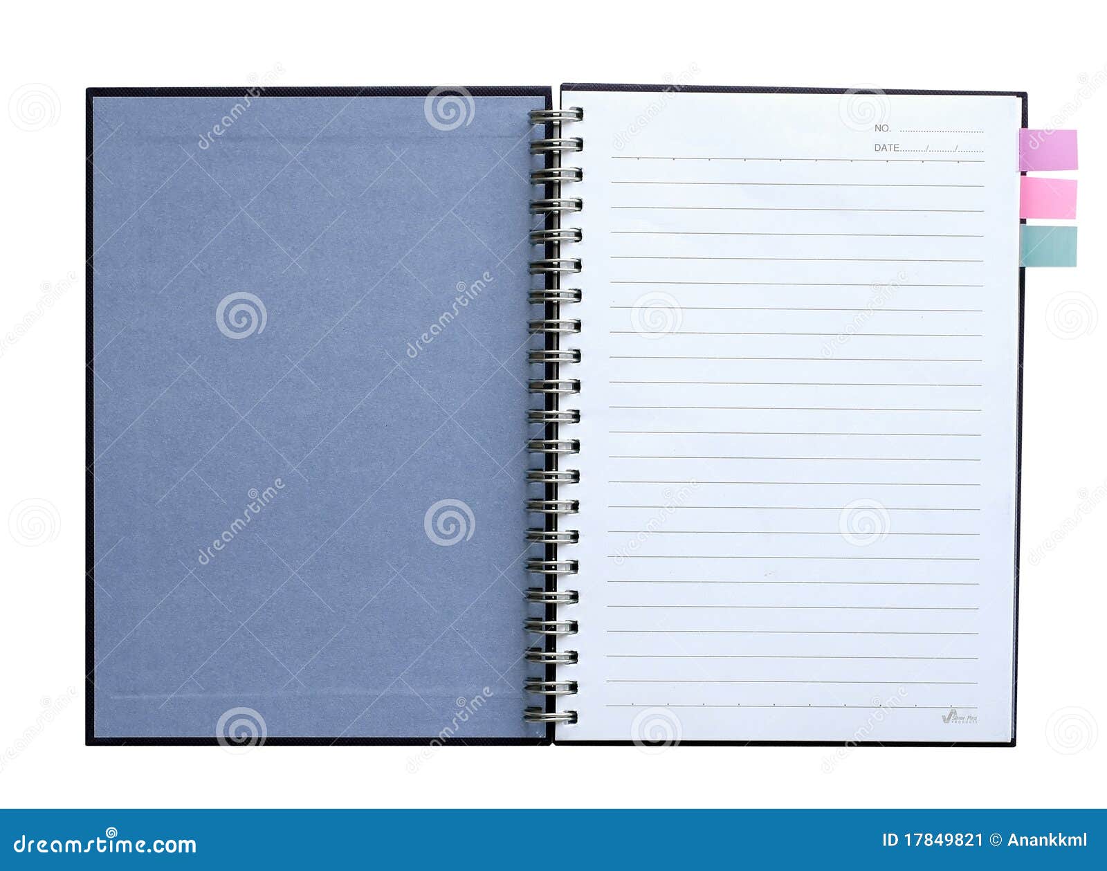 Note book stock image. Image of office, isolated, paper - 17849821