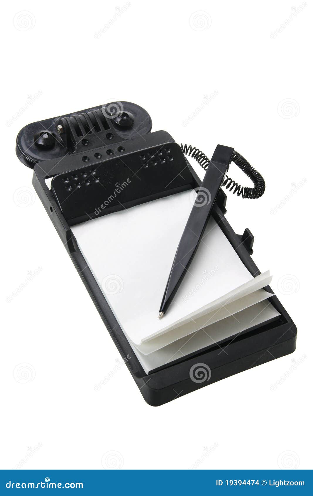 Note Book with Ballpoint Pen Stock Photo - Image of white, reminder ...