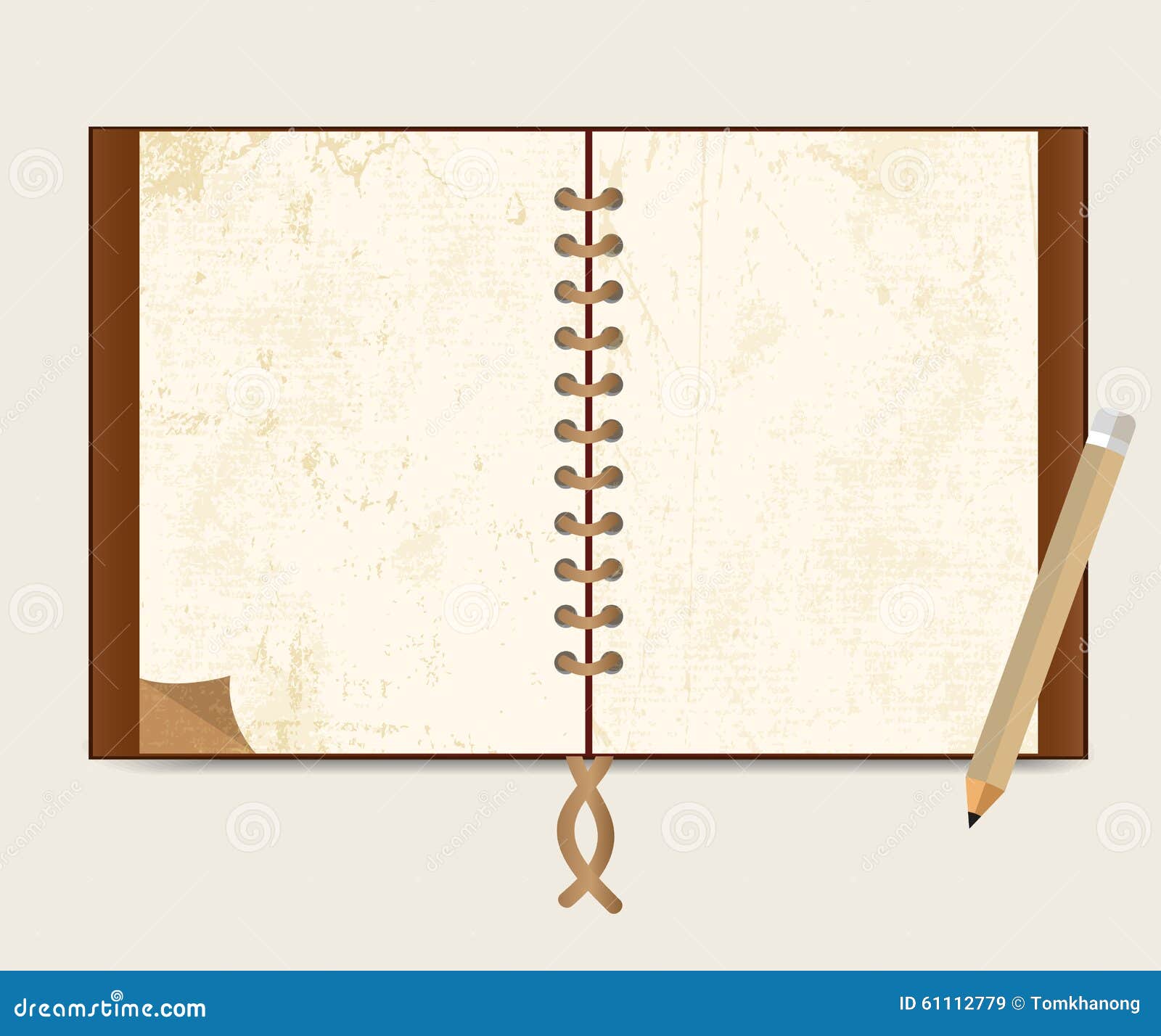 Note book classic style stock vector. Illustration of note - 61112779