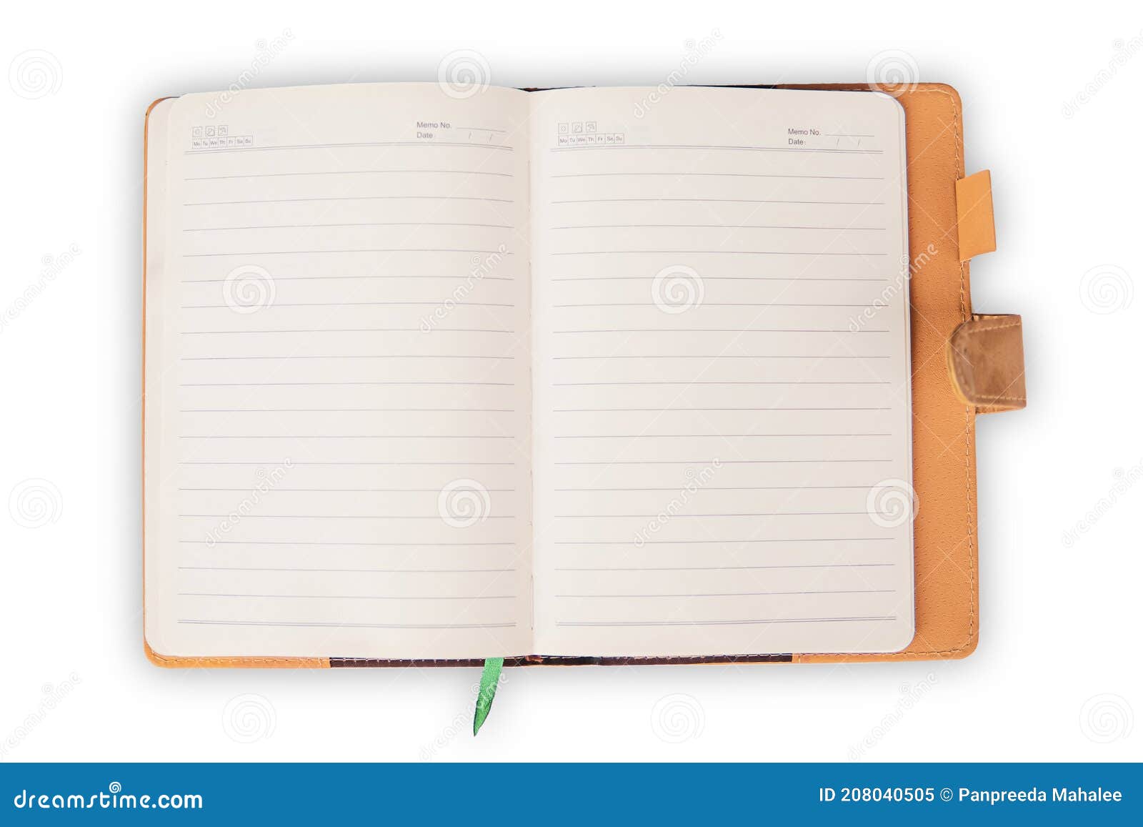 Note Book Isolate on White Background Stock Image - Image of literature ...