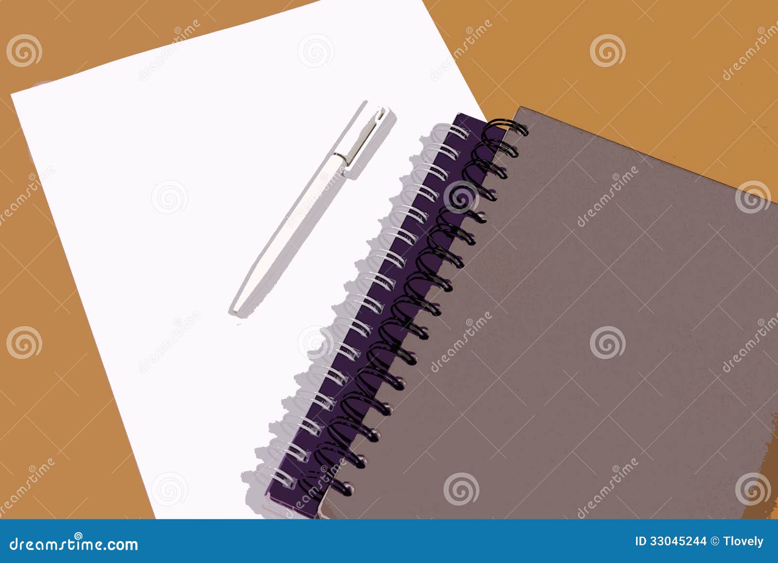 Note Book Paper Poster Style Stock Photo - Image of antique, ancient ...