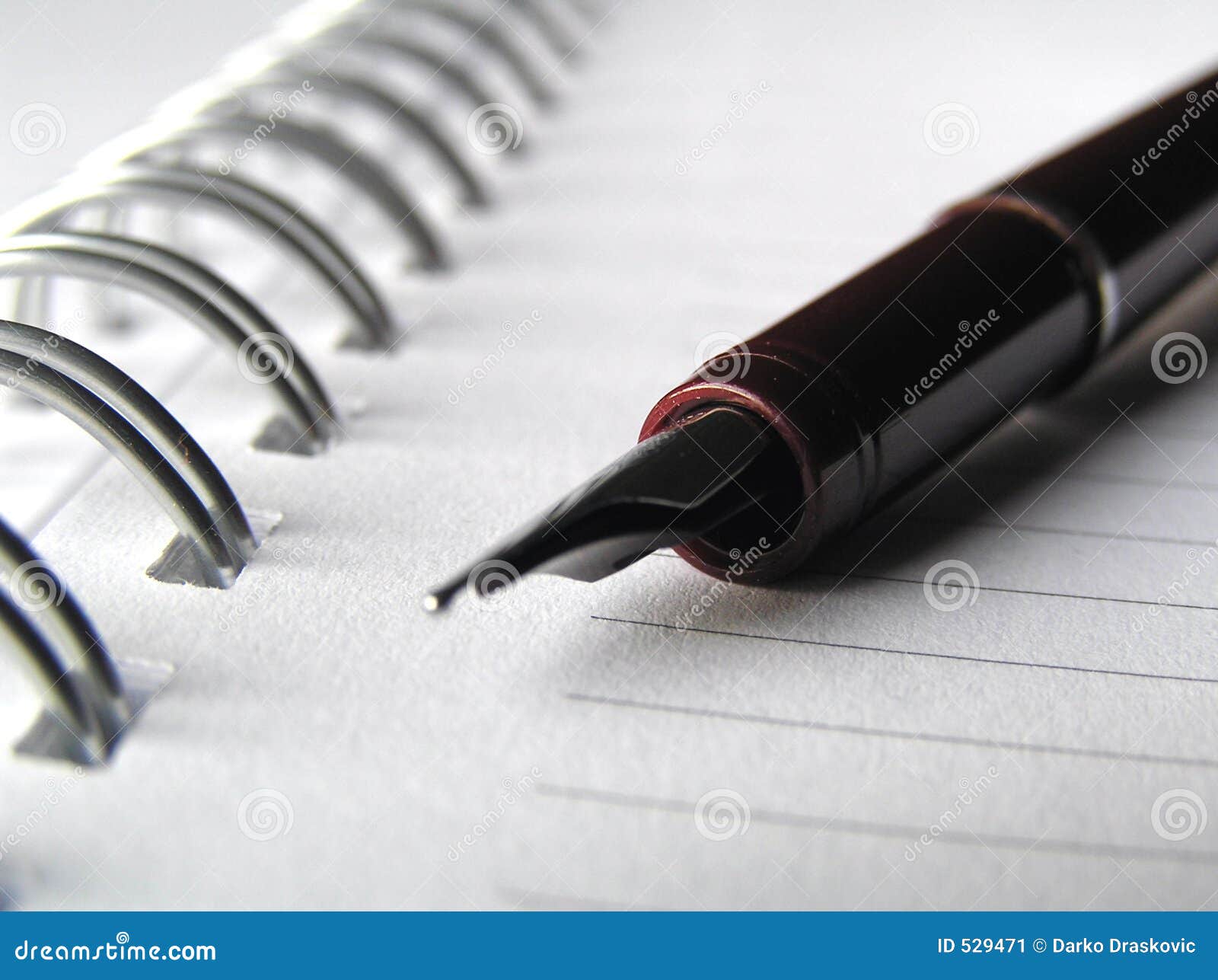 Note book and pen 1 stock image. Image of school, shadows - 529471