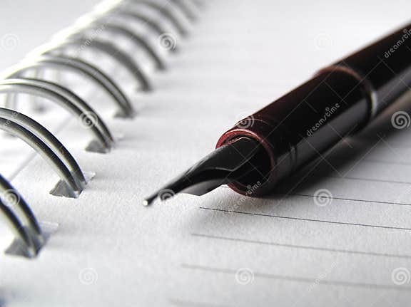 Note book and pen 1 stock image. Image of school, shadows - 529471