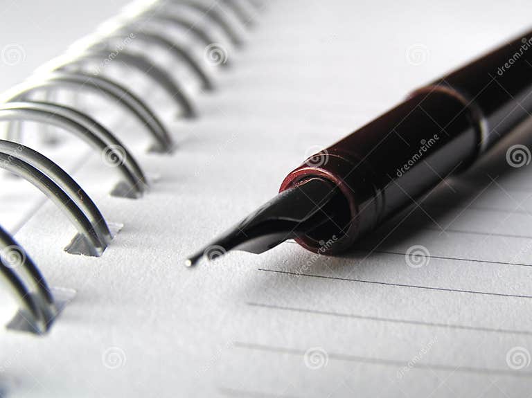 Note book and pen 1 stock image. Image of school, shadows - 529471