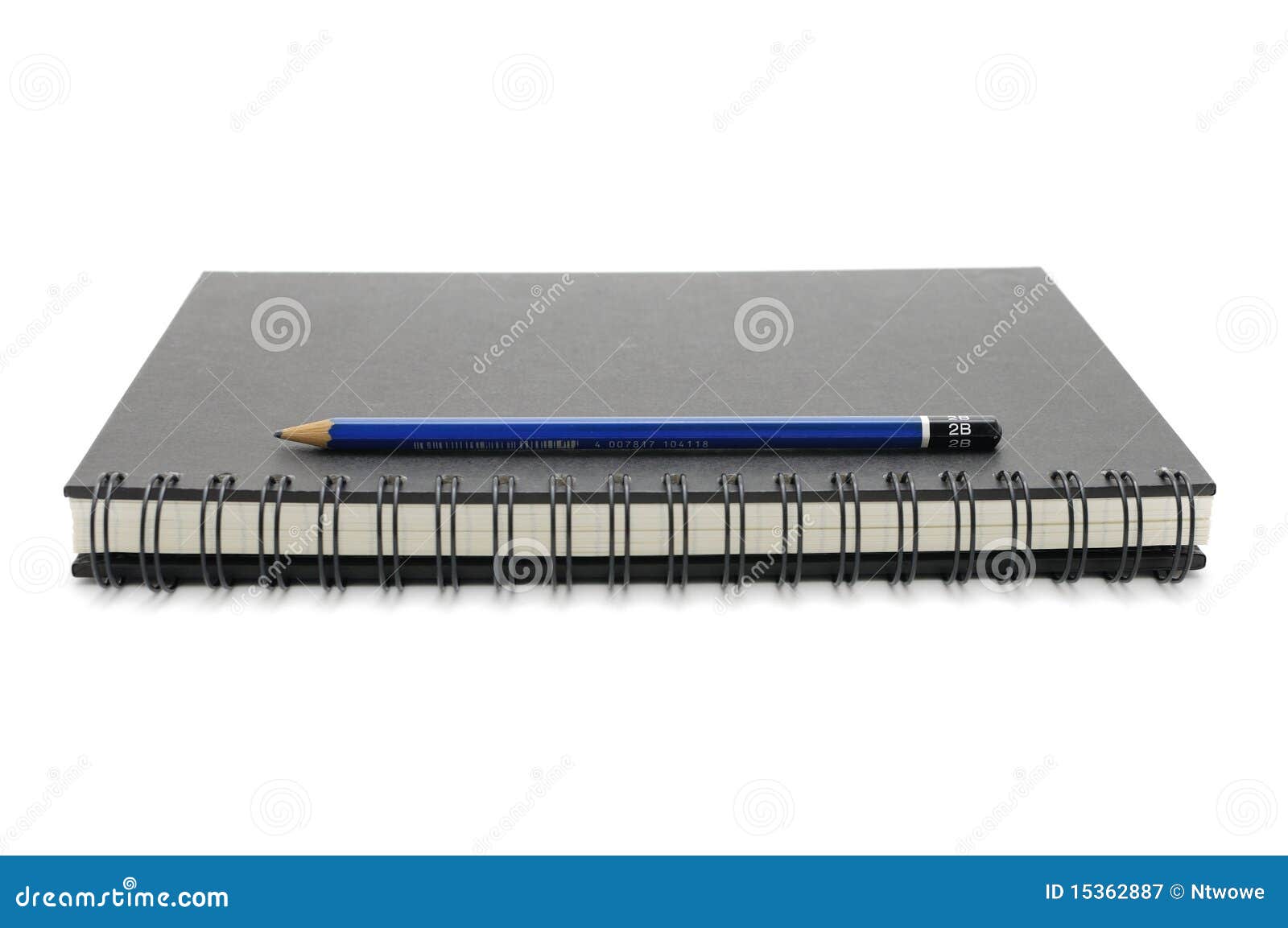 Note book+pencil stock image. Image of sheet, office - 15362887