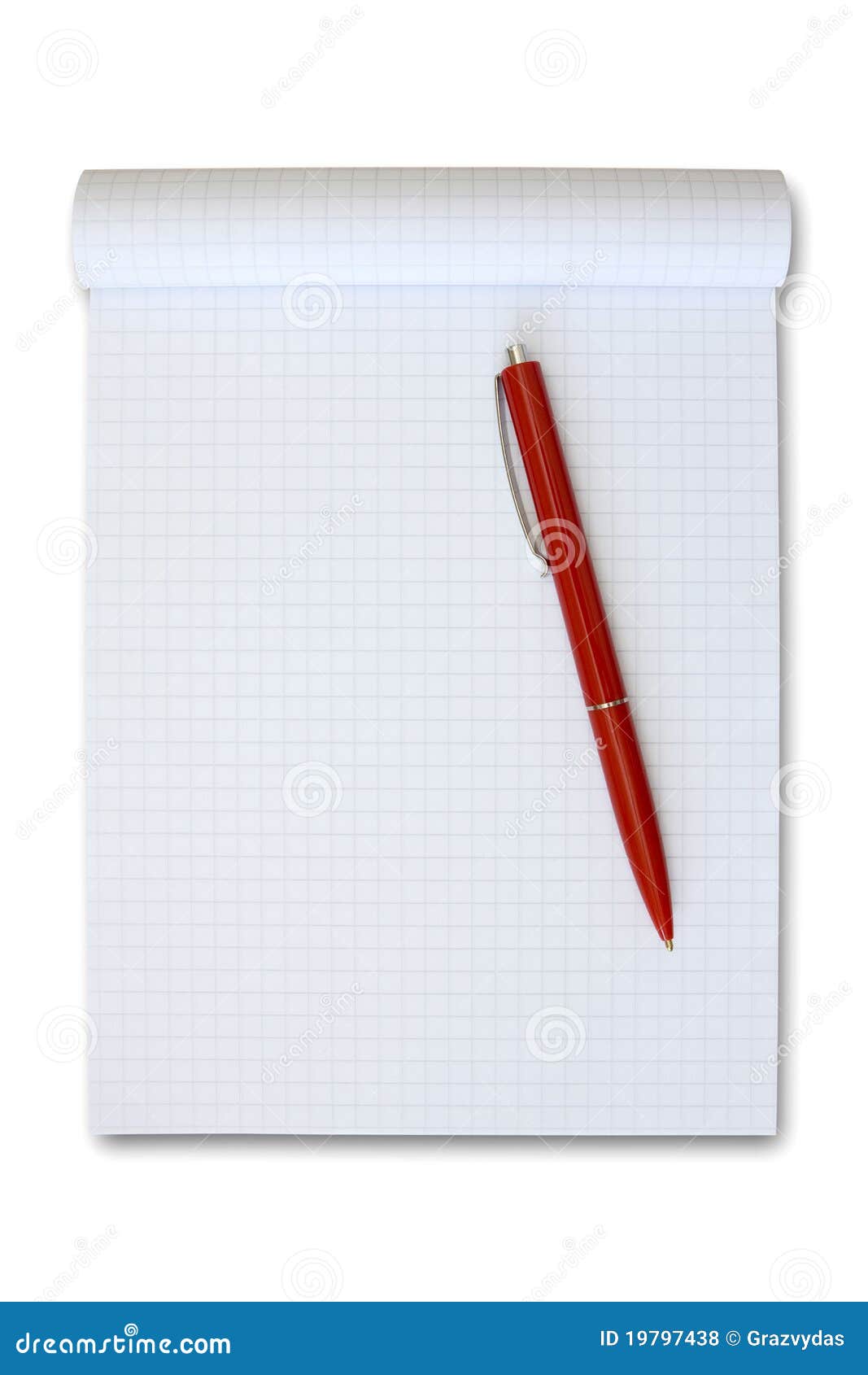 Note book with red pen. stock photo. Image of note, study - 19797438